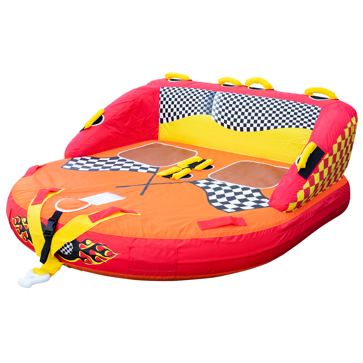 Two-Person Towable Tube with Cushioned Handles – SunnyAndFun